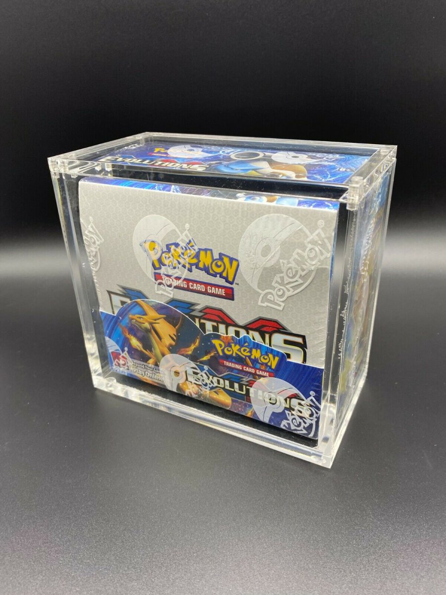 Premium Acryl Case für Pokémon Evolution Booster Box Display Magnetis ...